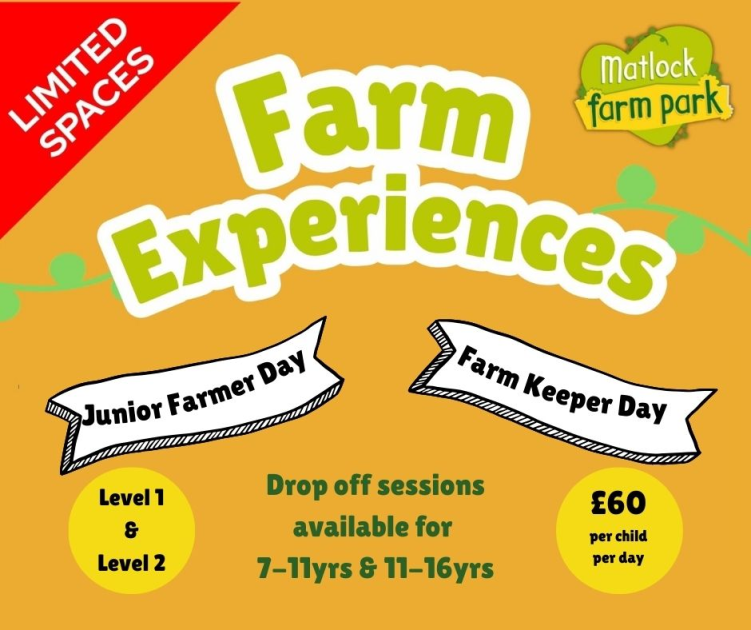 Buy Farmer Days Tickets online - Matlock Farm Park