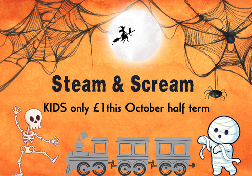 Buy Steam & Scream Halloween Half Term Event Tickets online - Bodmin ...