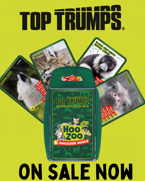 Buy Top Trumps and Games Tickets online - Hoo Zoo and Dinosaur World