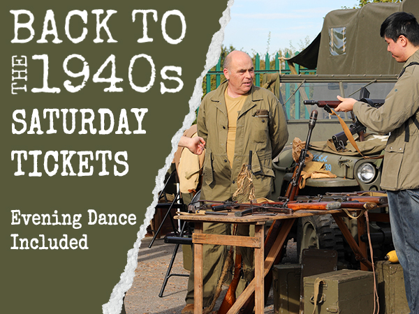 Buy Back to the 1940s - Saturday Tickets - 2026 Tickets online - Eden Camp