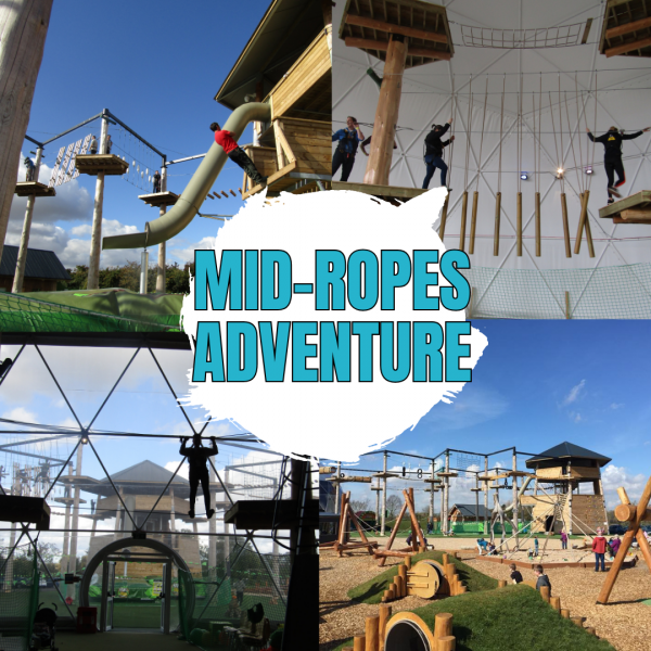 Buy Mid-Ropes Adventure: 1.2m Tickets online - Let Loose!