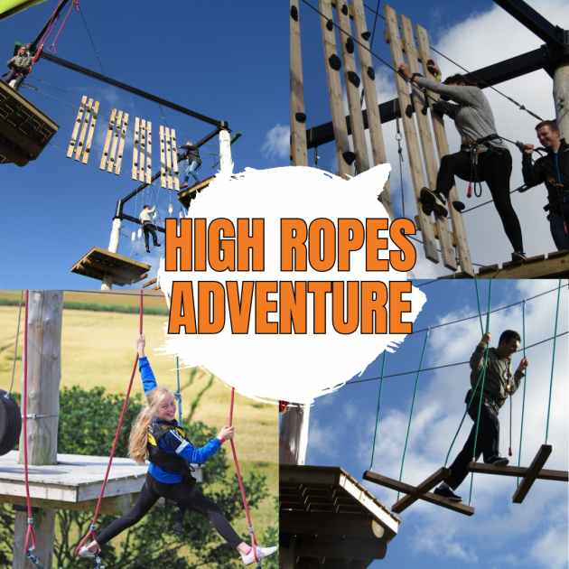 Buy High Ropes Adventure: 1.4m Tickets online - Let Loose!