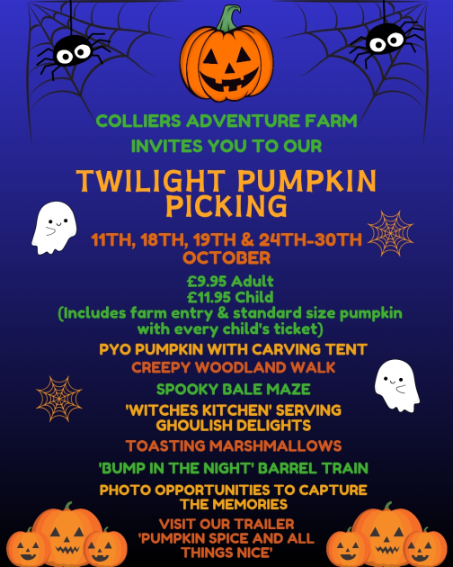 Buy Twilight Pumpkin Event Tickets online - Colliers Farm