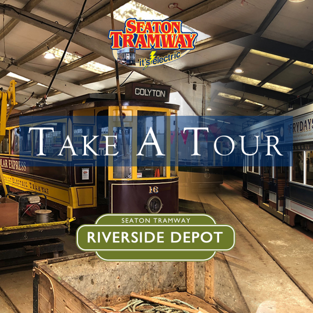 Buy Riverside Depot Tour Tickets online - Seaton Tramway