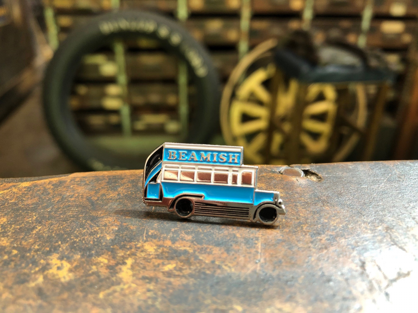 Beamish Bus Pin Badge