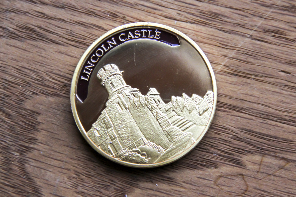 Castle Coin Magnet