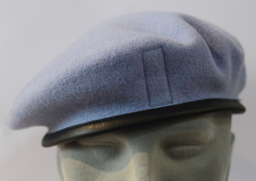 AAC Beret Blue Silk Lined