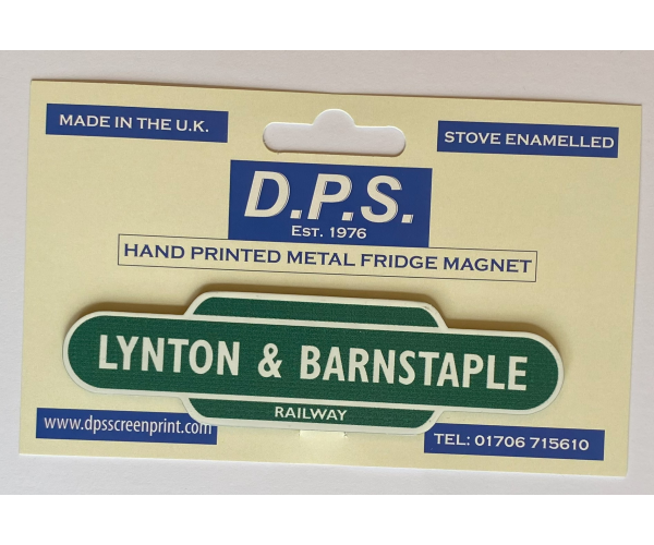 Lynton & Barnstaple Railway SR Totem Fridge Magnet