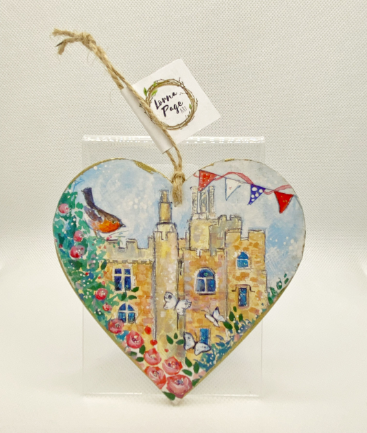 Hanging Heart - Robin