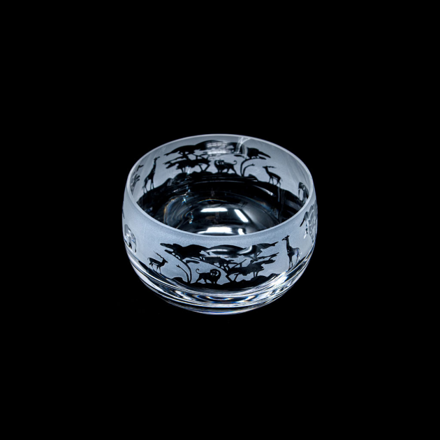 Safari Crystal Bowl Sml