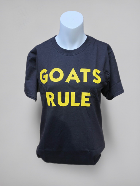 Goats Rule T-Shirt- S - 38"