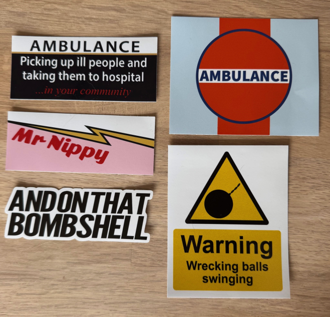 And On That Bombshell Sticker Pack