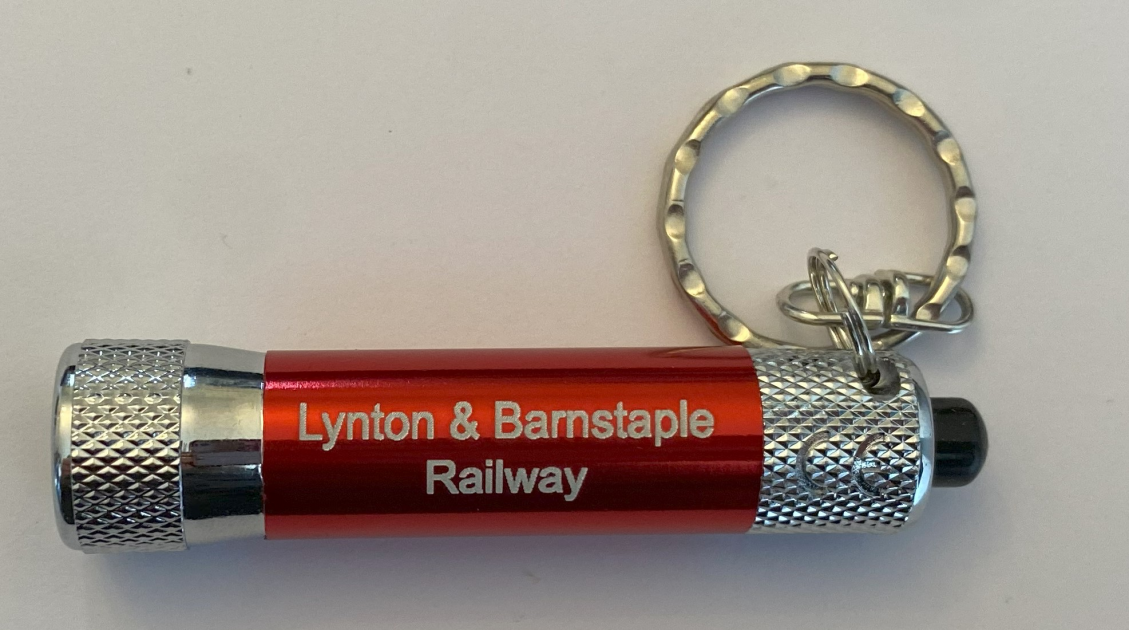 L&BR Torch Keyring Red