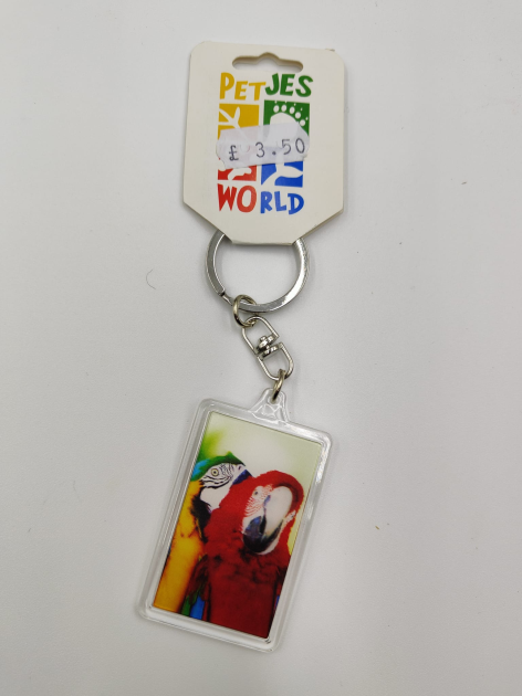 Petjes 3D Keychain Parrot
