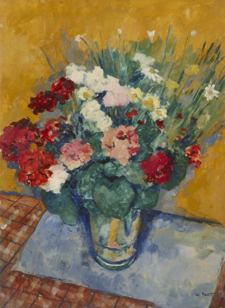 Still Life with Flowers William Scott